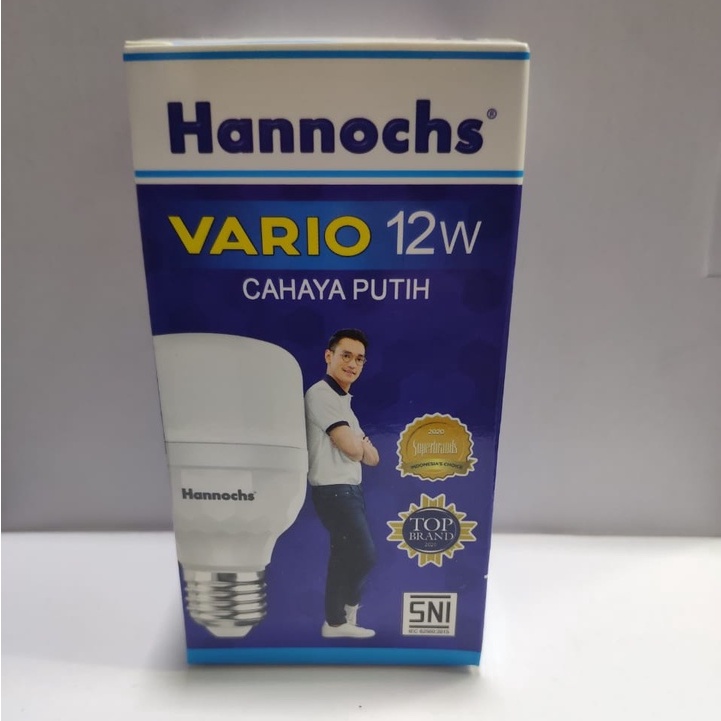 Jual LAMPU LED HANNOCHS VARIO 12 WATT PUTIH 12W | Shopee Indonesia