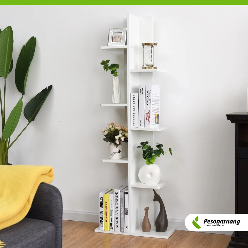Jual AURORA AVA - BOOKSHELVES - FIT SIZE - WHITE - by Pesonaruang ...