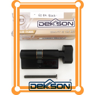 Jual Kunci Pintu Knop Hitam Dekson Silinder Dekson BK DL 60MM Hitam Cylinder Dekkson BK 60 mm ...