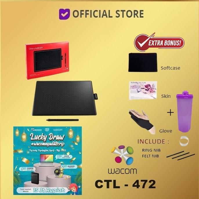 Jual Wacom One by CTL-472/K0-CX Creative Pen Tablet CTL472 CTL 472 KO ...