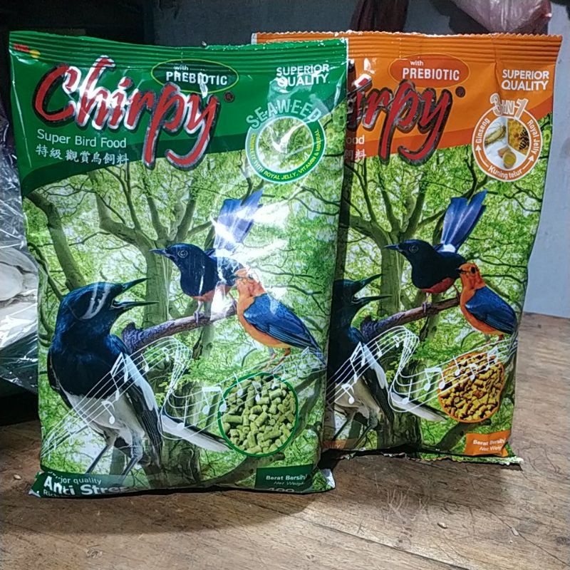 Jual Chirpy super bird food kemasan besar 450grm | Shopee Indonesia