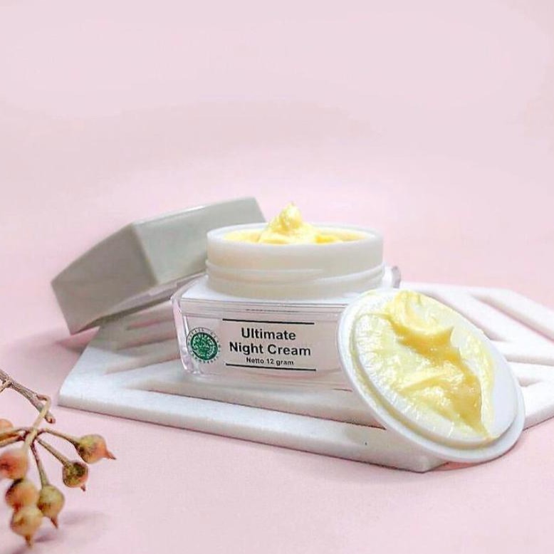 Jual ULTIMATE NIGHT CREAM MALAM MS GLOW ANTI AGING DAN FLEK HITAM ...