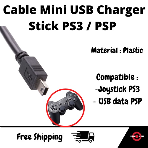 Jual Kabel Mini USB charge Charger Stik Stick PS3 Kabel Data PSP ...