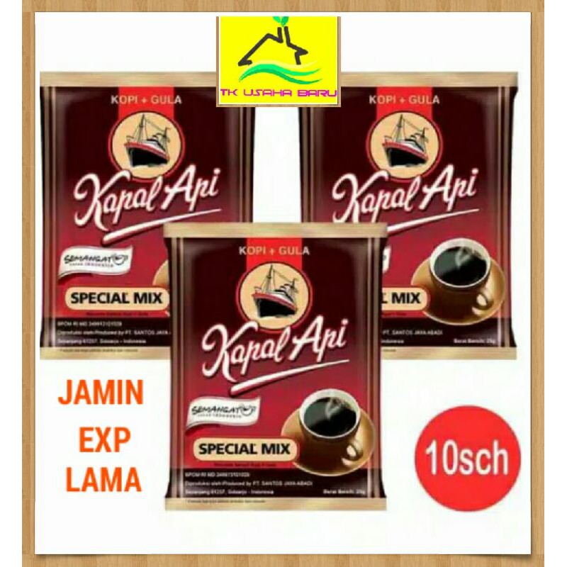 Jual Kapal Api Mix 1 Renceng 10 Sachet X 25 Gr | Shopee Indonesia