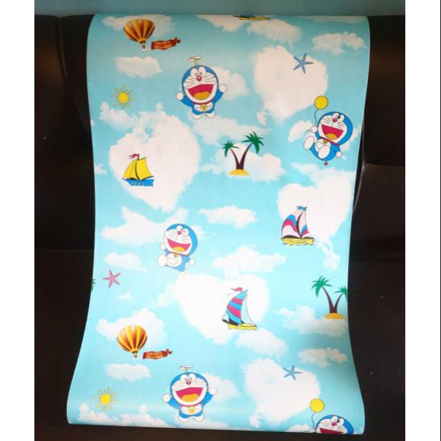 Jual Wallpaper doraemon "pantai" 45cm x 10meter | Shopee Indonesia