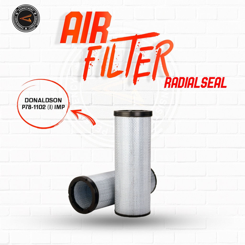 Jual Donaldson Air Filter Primary Radialseal P78-1102 (I) IMP / P781102 ...