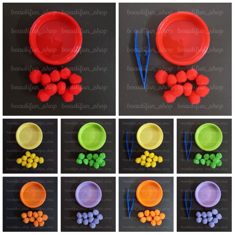 Jual Mainan edukasi anak mengelompokkan warna | paket sorting color ...