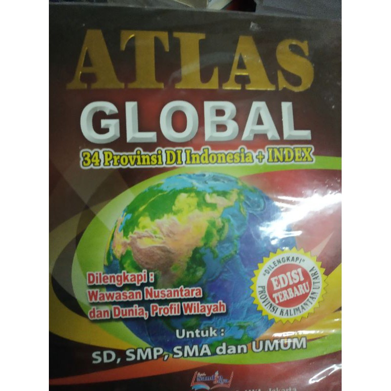 Jual ATLAS GLOBAL 34 provinsi di Indonesia +indeks | Shopee Indonesia
