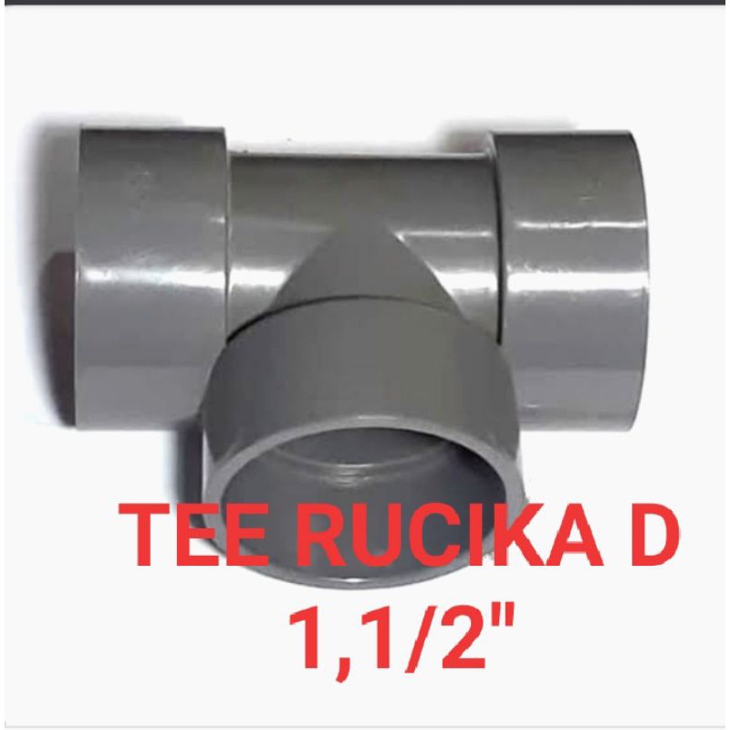 Jual TEE RUCIKA / TEE POLOS D 1-1/2", 1-1/4", AW 1/2", 3/4" | Shopee Indonesia