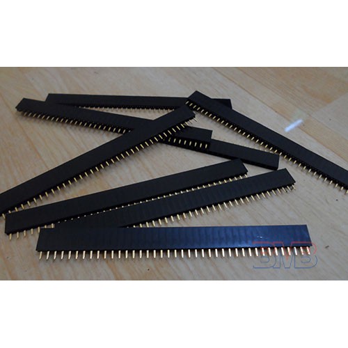 Jual Pin Header 2.54mm Female-Male 40 Pin Single Row Strip Gold ...