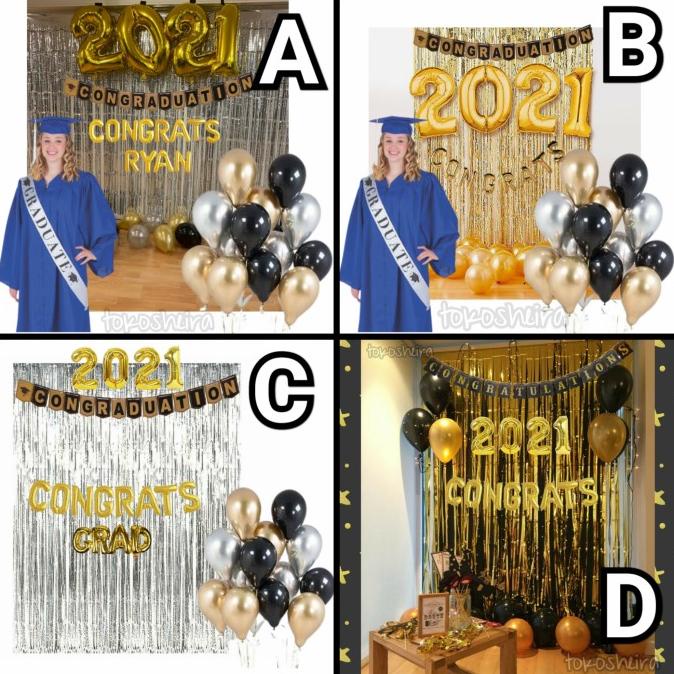 Jual Paket Balon Dekorasi Wisuda Graduation Set Balon Angka Jum 80 cm ...