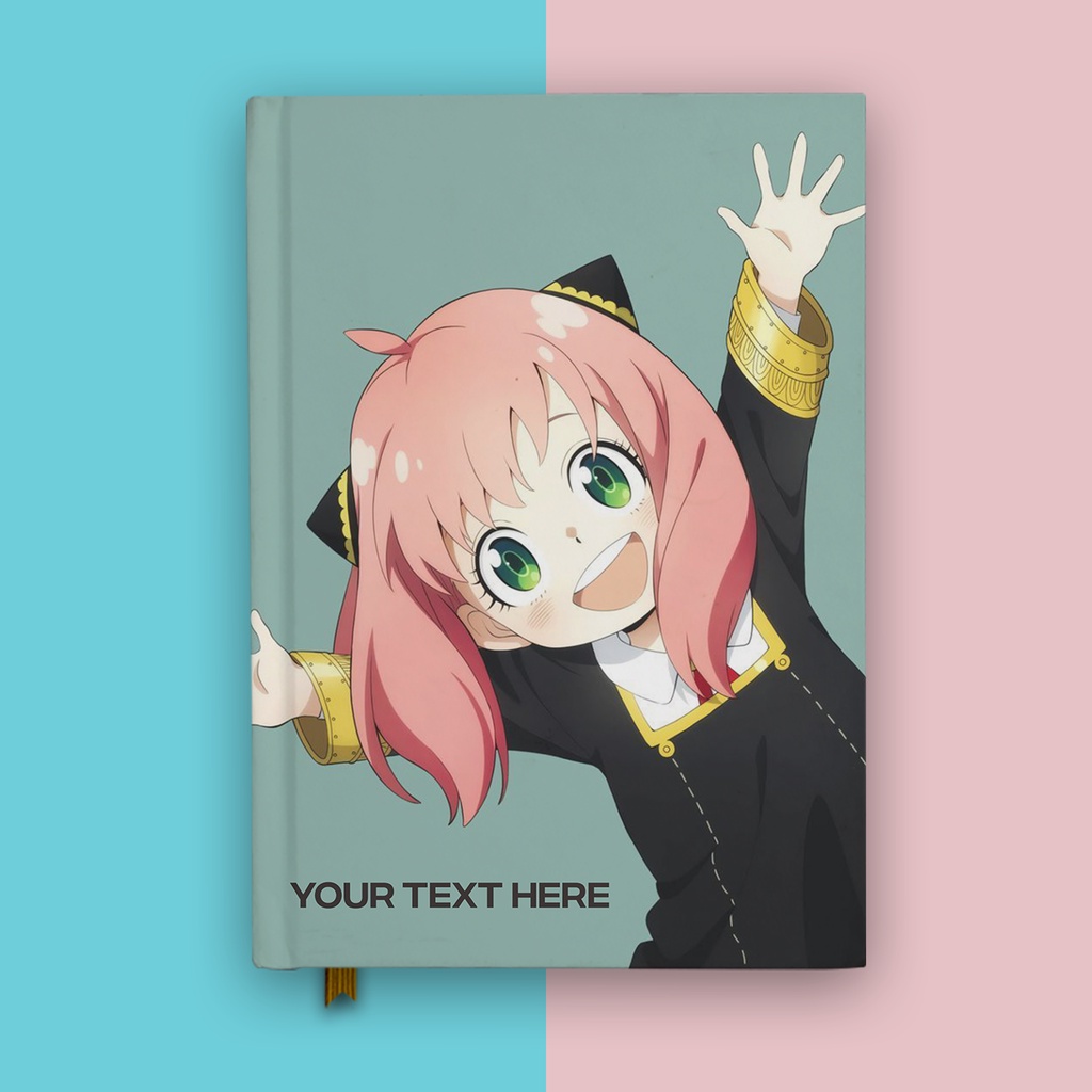 Jual Notebook Anime Spy X Family Anya Forger 2 Buku Tulis Hardcover ...
