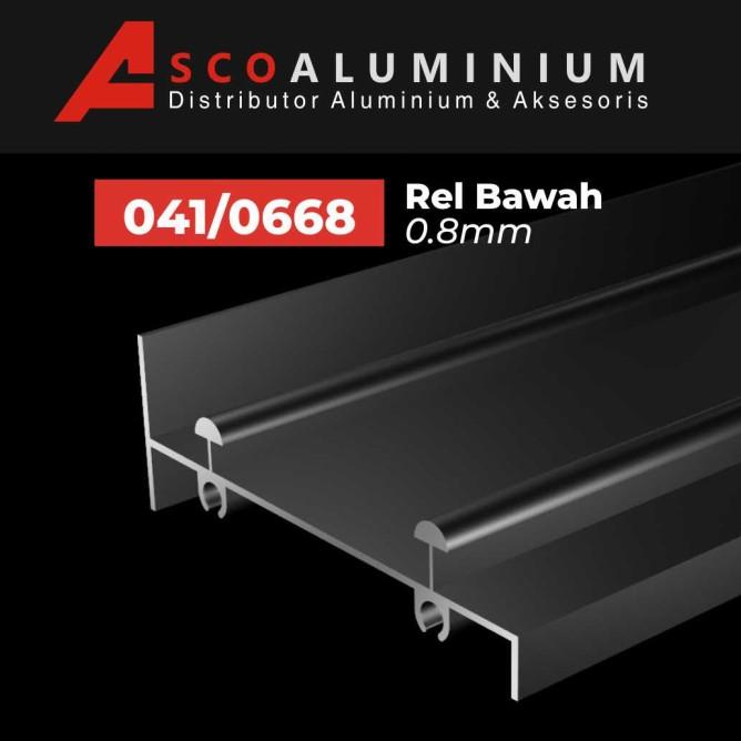 Jual Alumunium, Alumunium Rel Bawah Profil 041/0668 Sliding Window ...