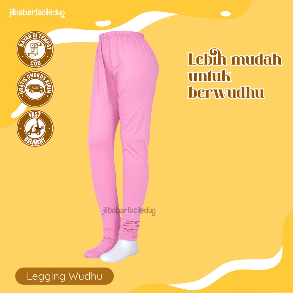 Jual Legging Wudhu Muslimah Pakaian Celana Dalaman Wanita Warna Dusty ...