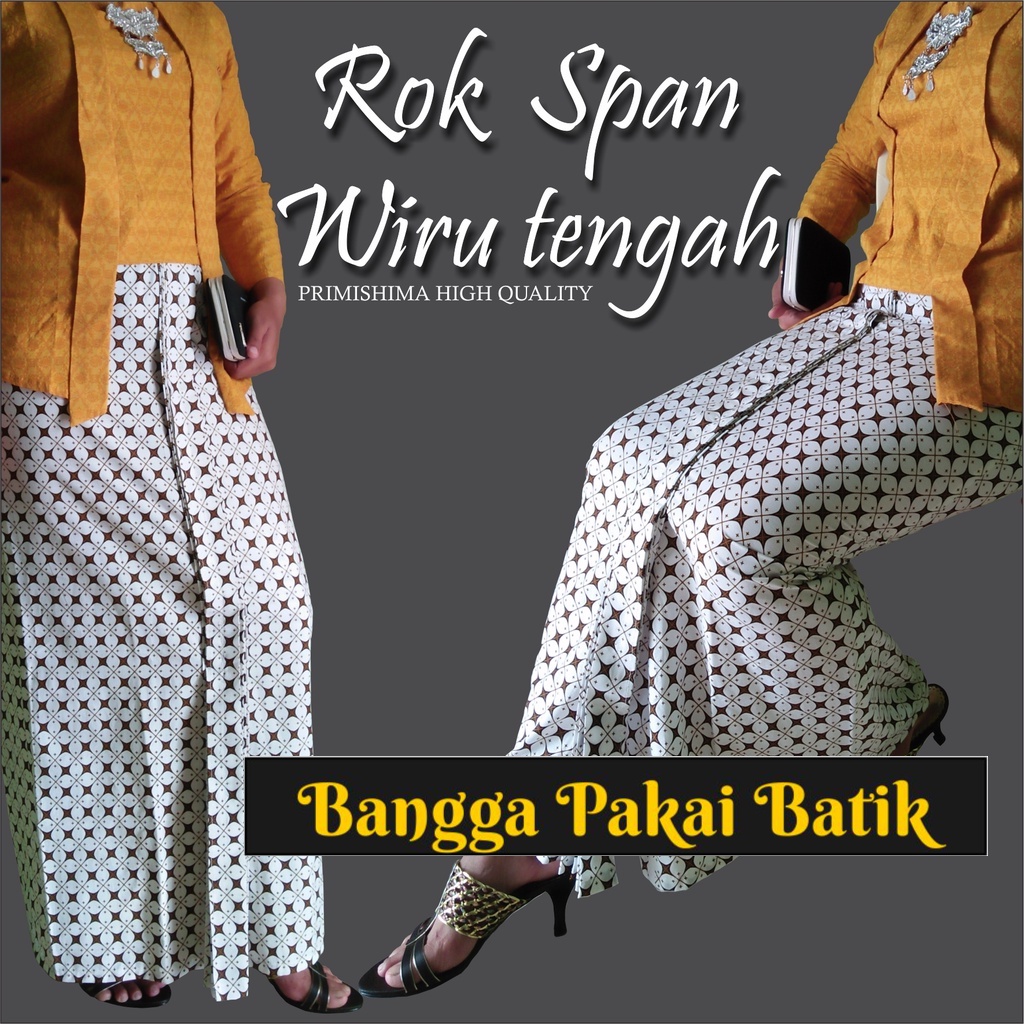 Jual Terbaru Bottom Bawahan Rok Batik Wanita Original Rok wiron batik ...