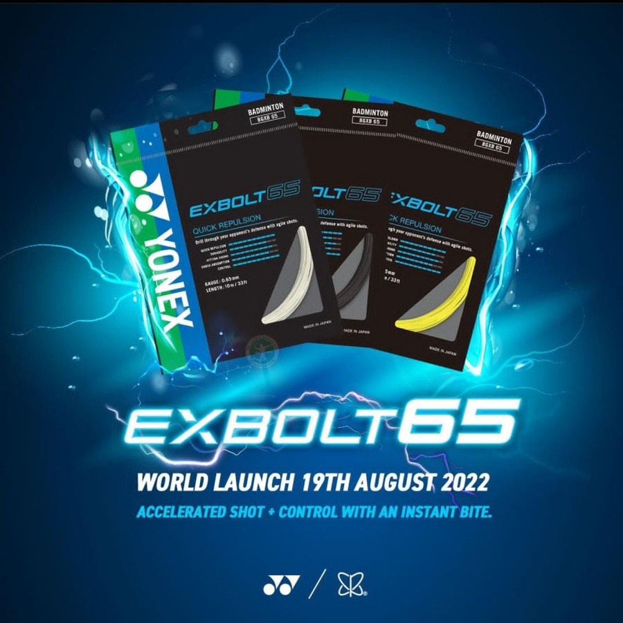 Jual STRING - SENAR RAKET BADMINTON YONEX EXBOLT 65 NEW ORIGINAL SP ...
