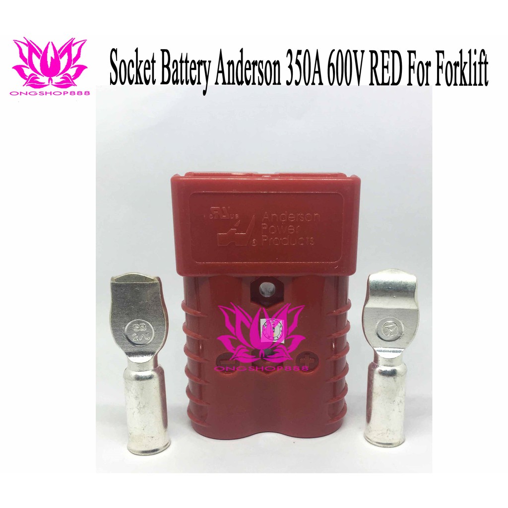Jual Socket battery Anderson 350A Red for forklift | Shopee Indonesia
