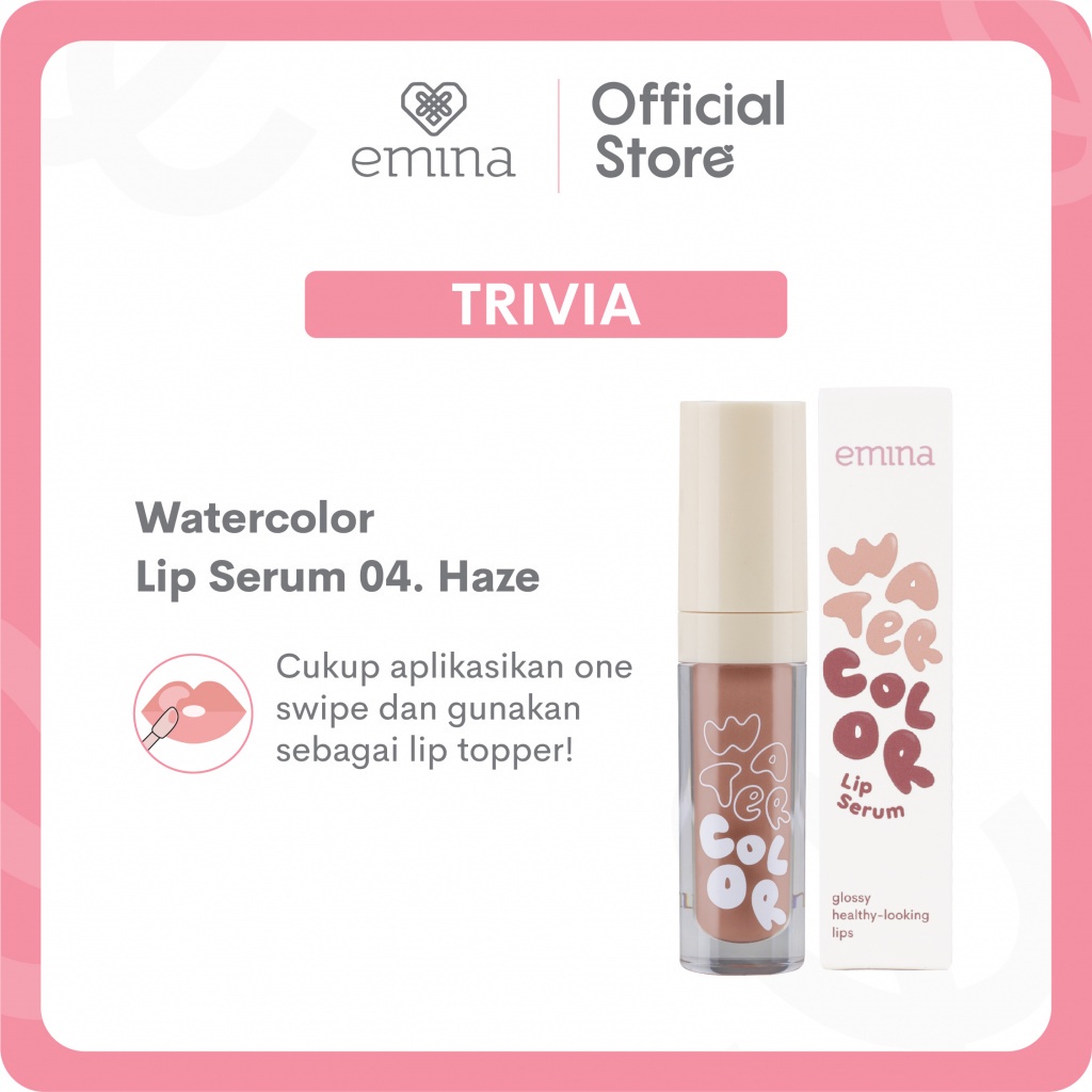 Jual Emina Lip Watercolor Lip Serum 2g glossy healthy - looking lips ...
