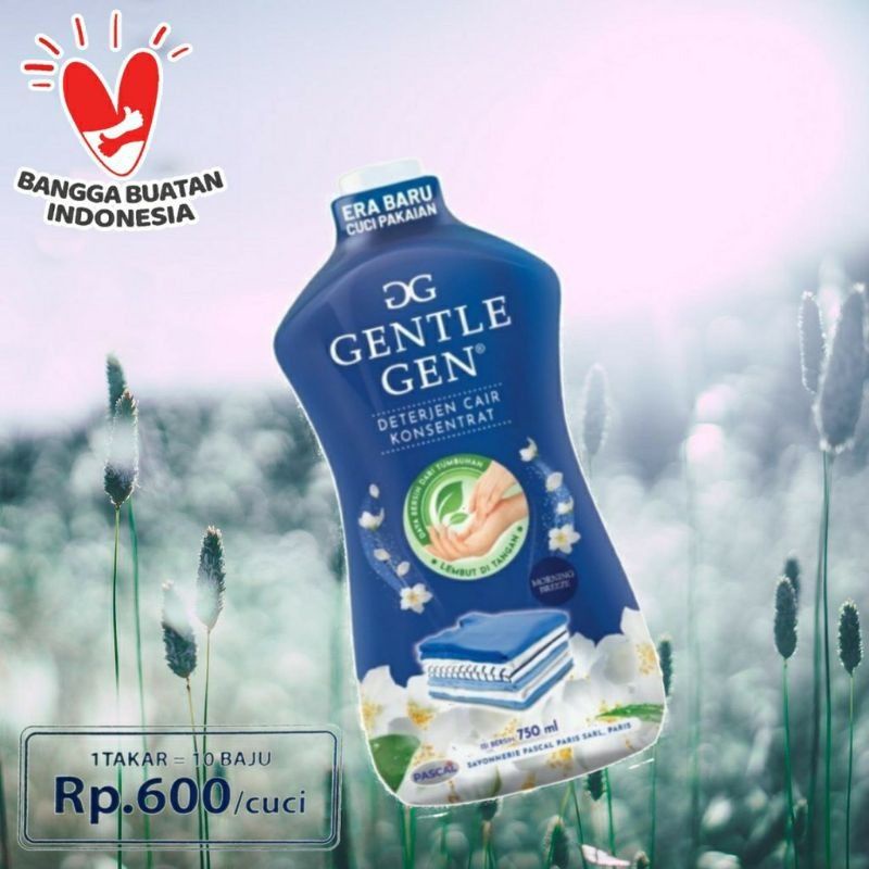 Jual GENTLE GEN - Detergen Cair All Variant - Botol 750 mL | Shopee ...