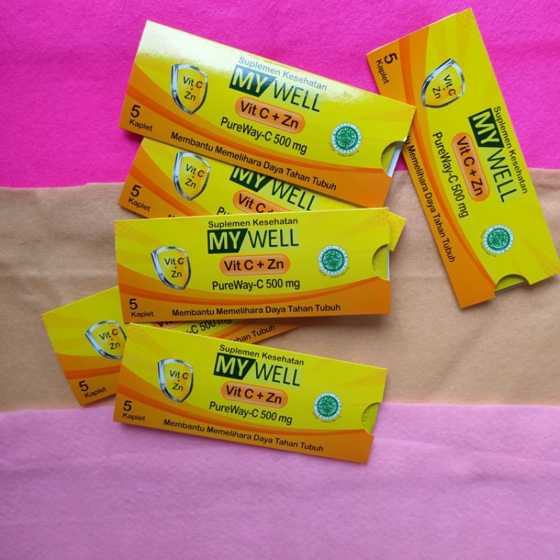 Jual My well vit c dan zinc 500mg | Shopee Indonesia