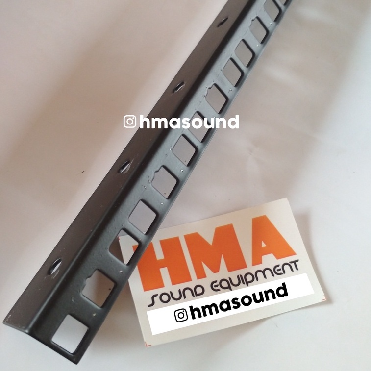 Jual Besi Siku Lubang Rak Racklist Rel Hardcase 8U | Shopee Indonesia