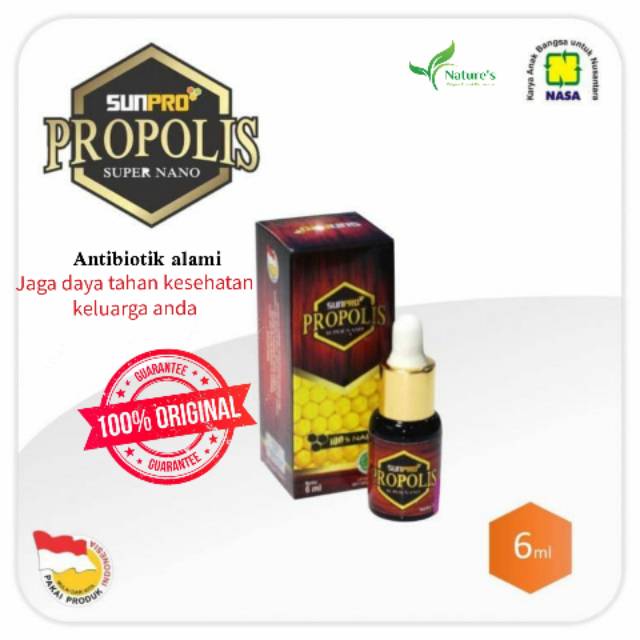 Jual Herbal Pencegah Virus corona / Propolis Nano Nasa-SUNPRO (Antibiotik Alami) 6ml | Shopee ...