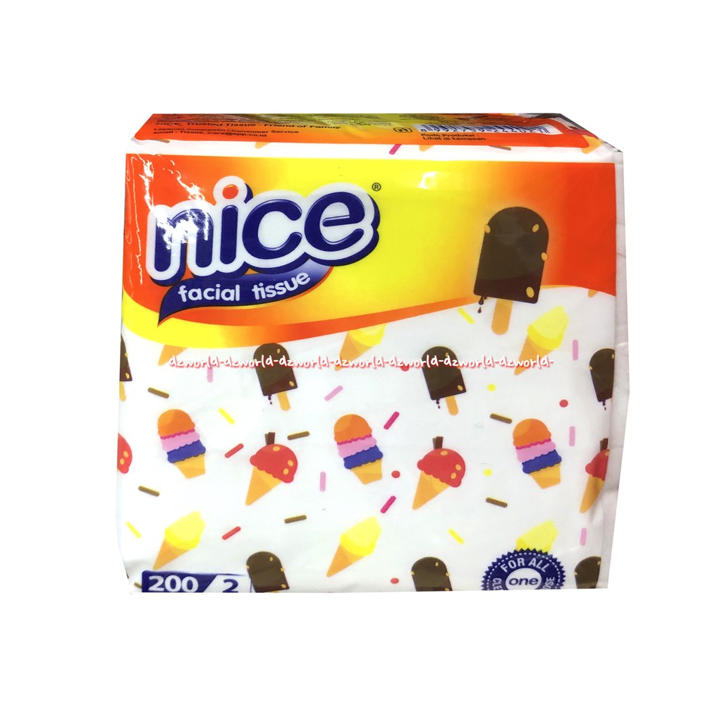 Jual Nice Facial Tissue 200sheets 2ply Tisu Wajah Kecil Nais Tisue ...