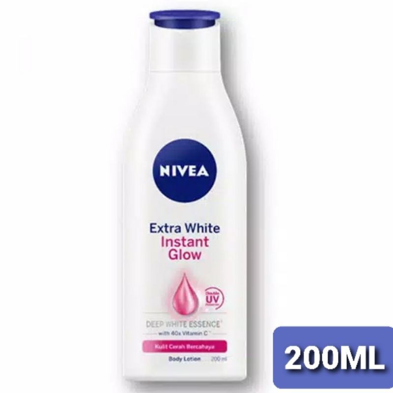 Jual Nivea Extra White Instant Glow 200ml Shopee Indonesia