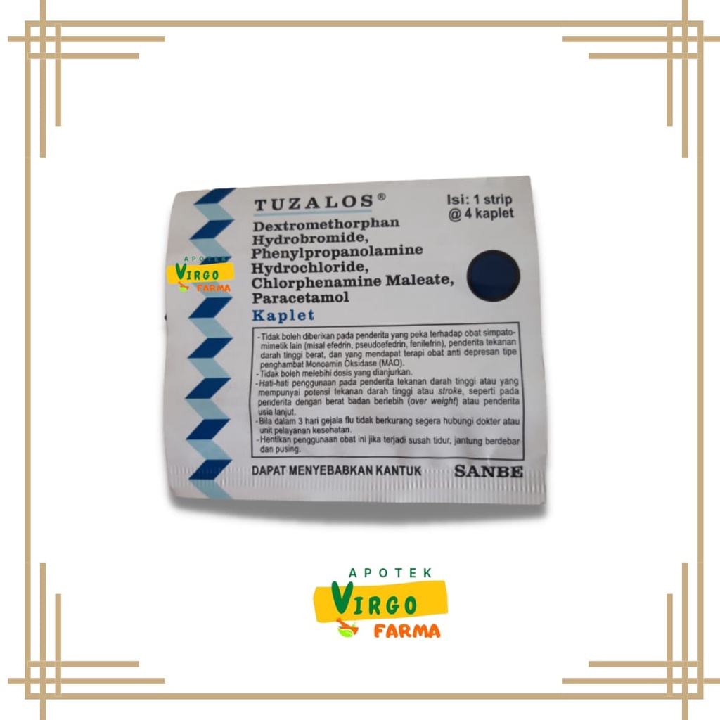 Jual tuzalos 4 kaplet / strip | Shopee Indonesia