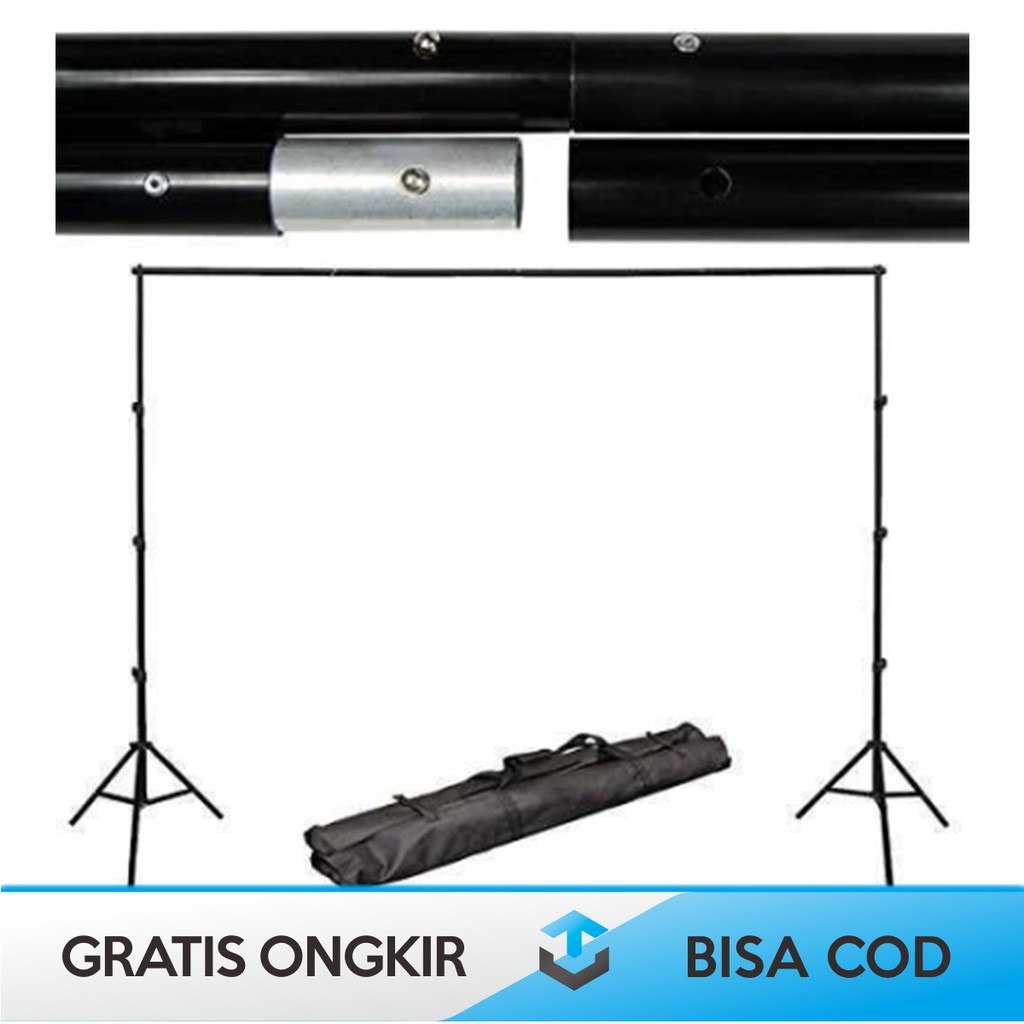Jual TIANG TRIPOD BACKDROP STAND 3M X 3M UNTUK FOTO STUDIO LAMARAN ...