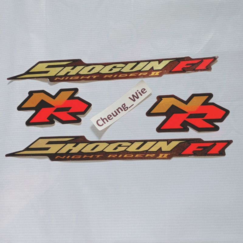 Jual lis body/ Striping Stiker Emblem Only Suzuki New Shogun FL125 F1 ...
