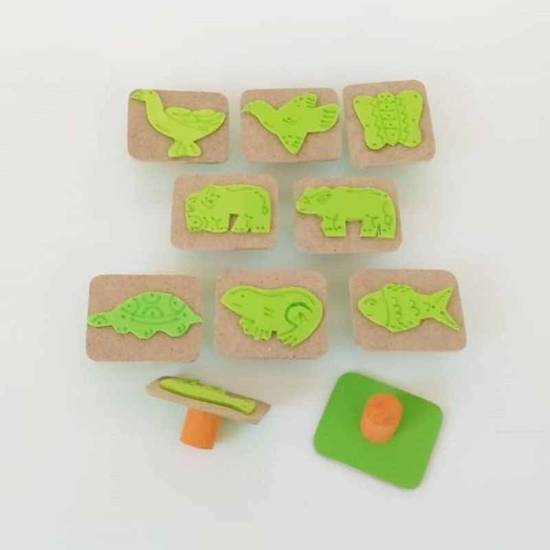 Jual stempel TK dan paud karakter stempel karakter mainan edukasi anak ...