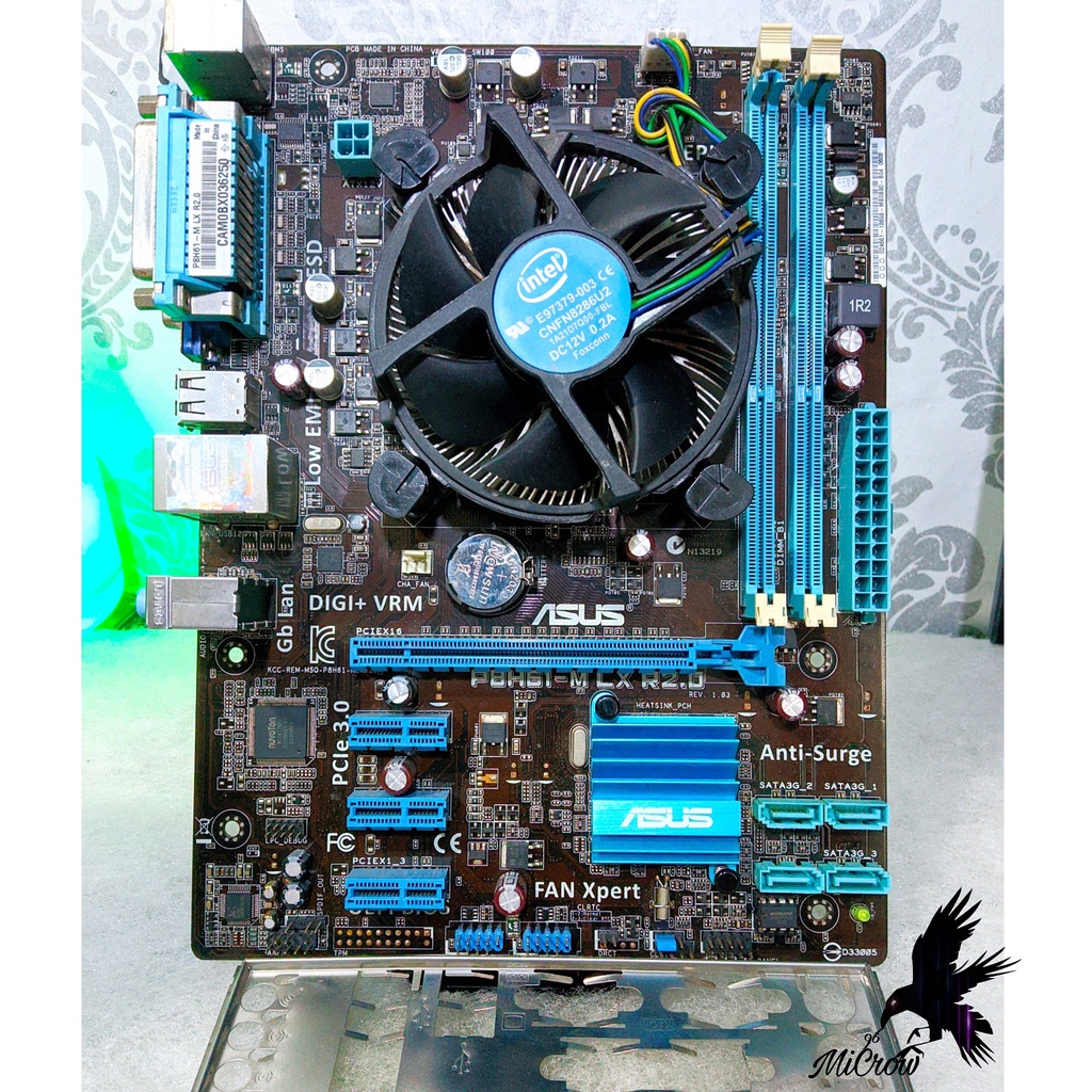 Jual Paket Motherboard H61 gen 3 Intel Xeon E3 1220 v2 4 core 4 tread ...