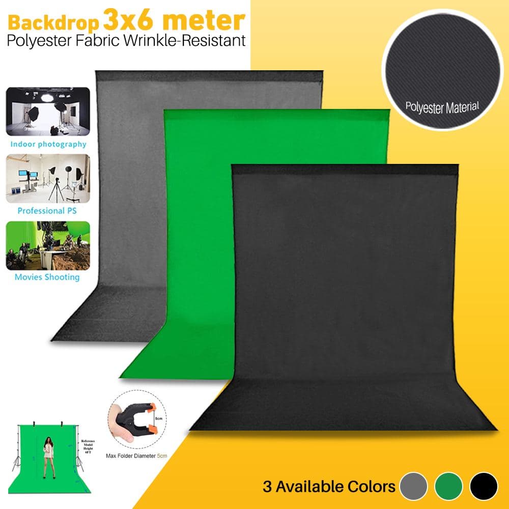 Jual Polyester Background Studio 3x6M for Professional Photography ...