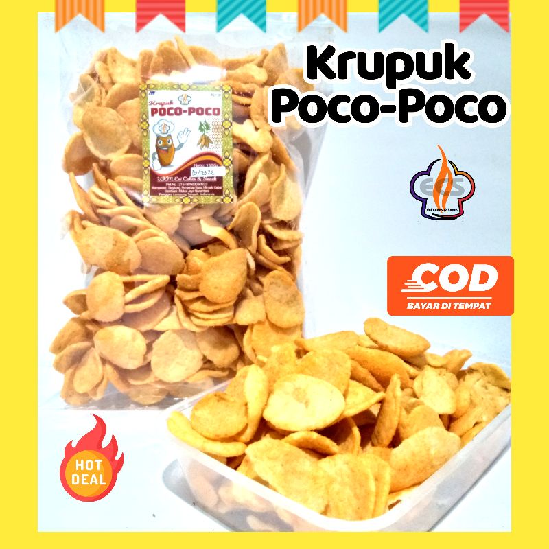 Jual KRUPUK POCO POCO BALADO 140g MAKANAN VIRAL ENAK GURIH MURAH ...