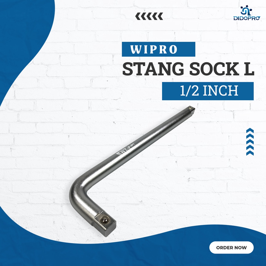 Jual Stang Kunci sok/Gagang sok L /Handle sok WIPRO 1/2"~10" | Shopee ...