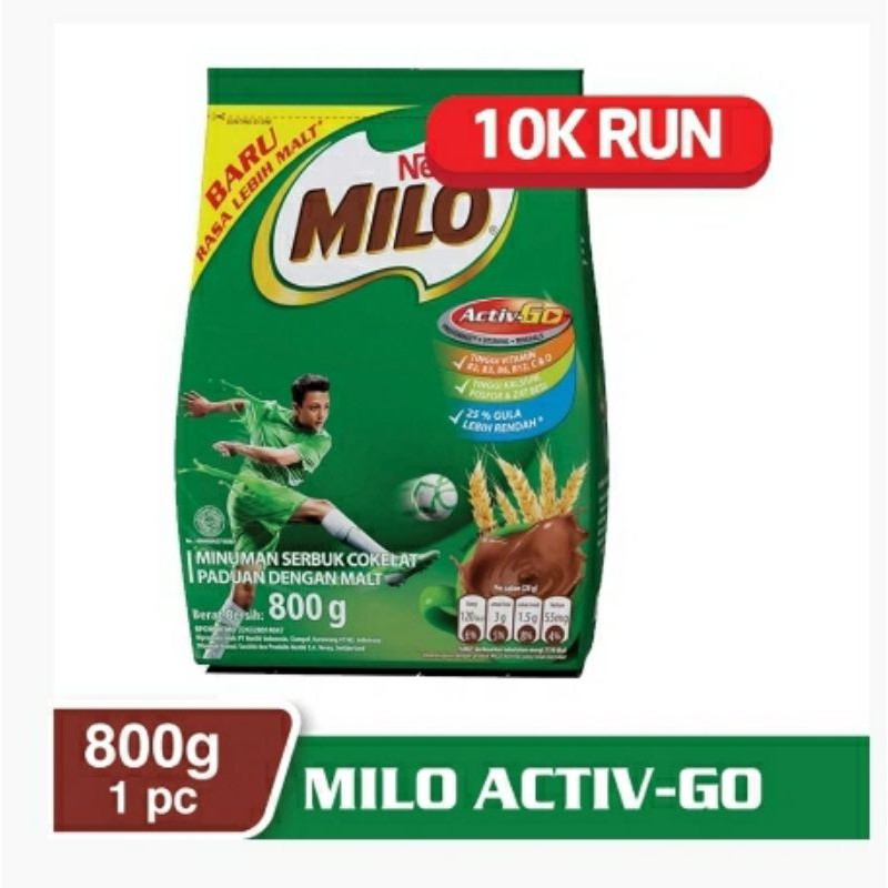Jual MILO Activ-Go Pouch 800g | Shopee Indonesia