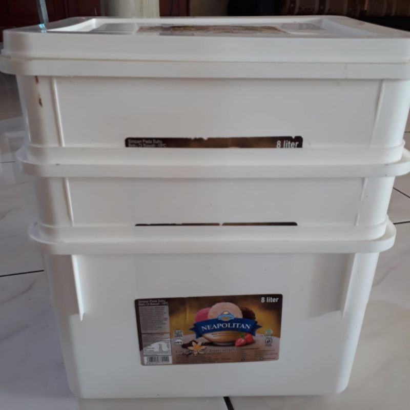 Jual box ember es krim bekas eskrim 8L | Shopee Indonesia