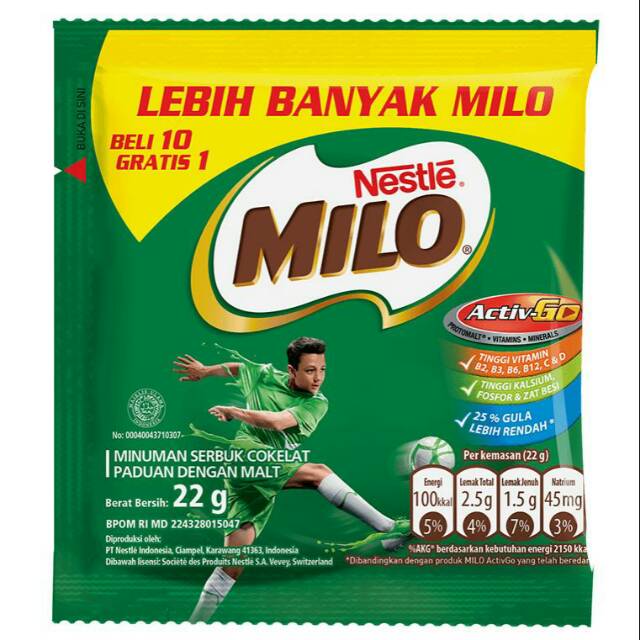 Jual Milo renteng (1 renteng berisi 10sachet / 1 renteng berisi ...