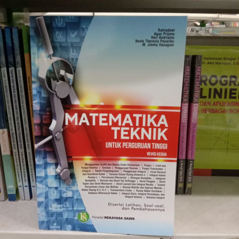 Jual BUKU MATEMATIKA TEKNIK UNTUK PERGURUAN TINGGI REVISI KEDUA OLE ...