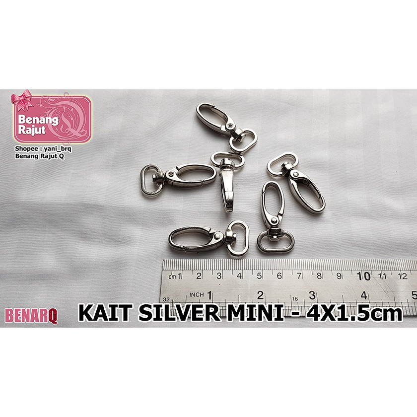 Jual KAIT SILVER MINI 4 cm X 1.5 cm/bh | Shopee Indonesia