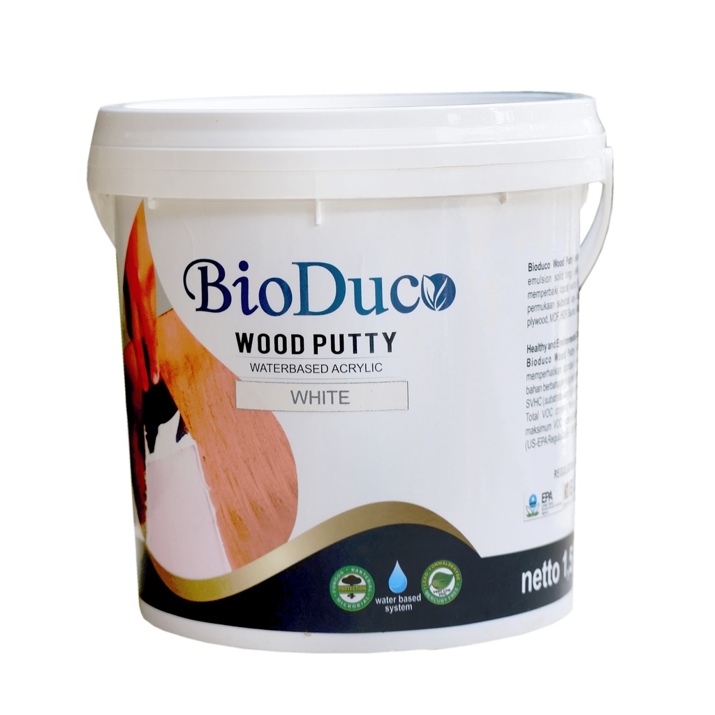 Jual Dempul Kayu Duco Plamir Putih Solid | Bioduco Wood Putty 1,5kg ...