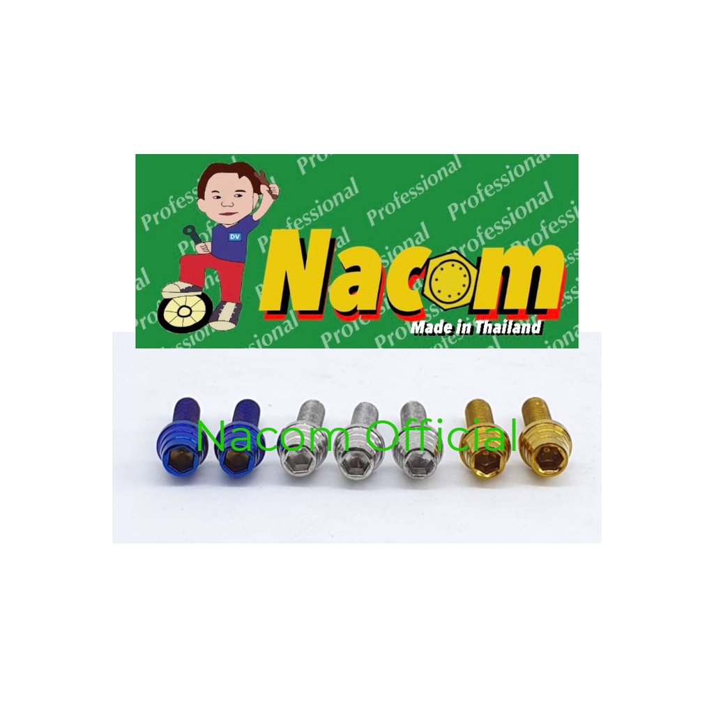 Jual Nacom Baut Kerucut Drat 6*1,5cm (M4*15) | Shopee Indonesia