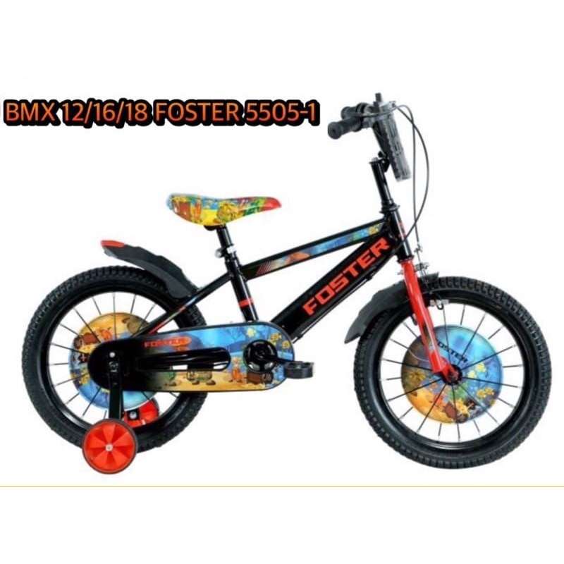 Jual Sepeda Anak Laki BMX FOSTER FT 5505-1 Ukuran 12 16 18 Inch Ban ...