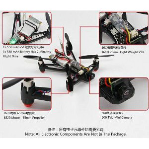 Jual Kingkong Q100 DIY Micro FPV Quadcopter Frame Kit | Shopee Indonesia