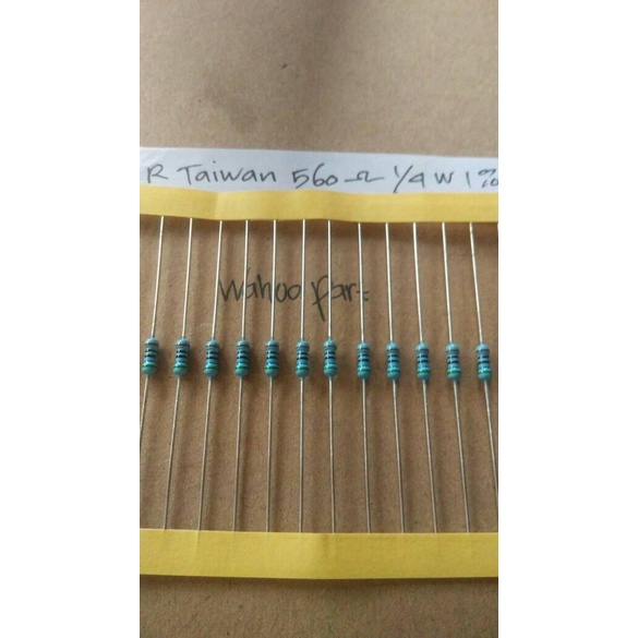 Jual W201771 Resistor Taiwan 560 Ohm Metal Film 1/4 Watt 1% Ds011R3 | Shopee Indonesia