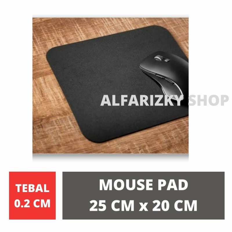 Jual MOUSE PAD POLOS ALAS MOUSE KOMPUTER STANDAR PAKAI | Shopee Indonesia