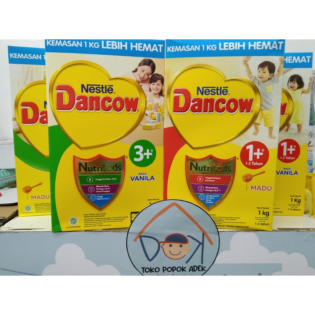 Jual Dancow 1+ Dancow 3+ 1kg Madu Vanila | Shopee Indonesia