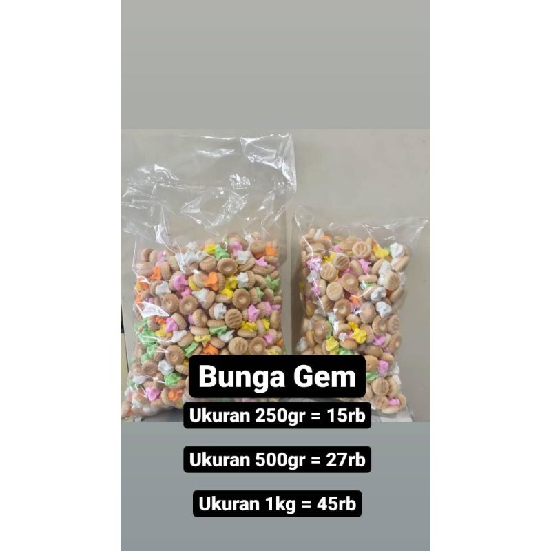 Jual Biskuit Bunga Gem (250 gr & 500 gr) | Shopee Indonesia