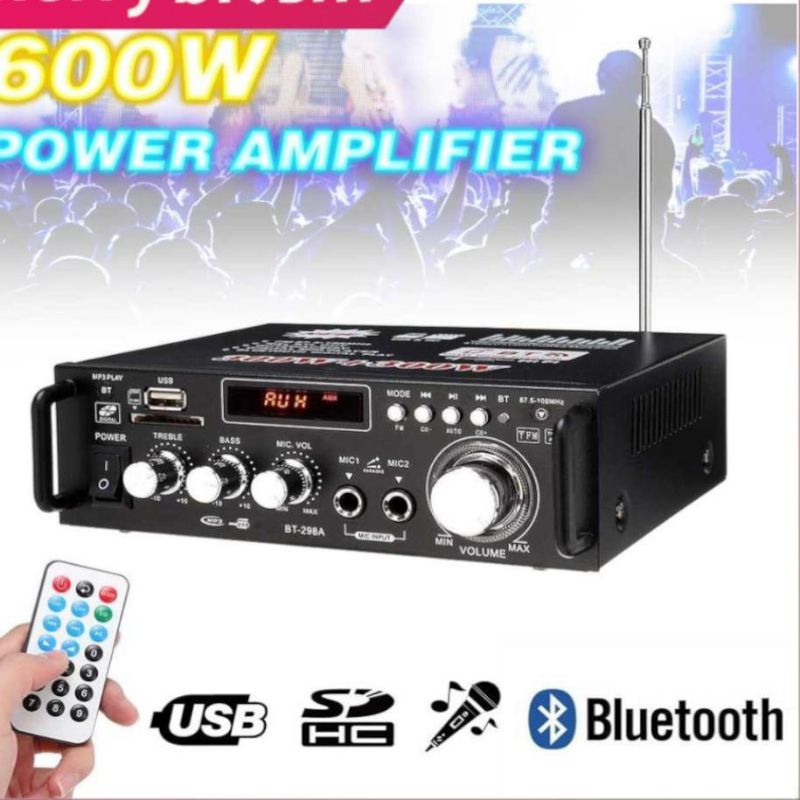 Jual POWER AMPLIFIER SOUND SYSTEM 600W BLUETOOTH MINIATUR SOUND SYSTEM ...